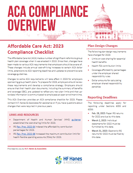 ACA Compliance - Holly Hanes